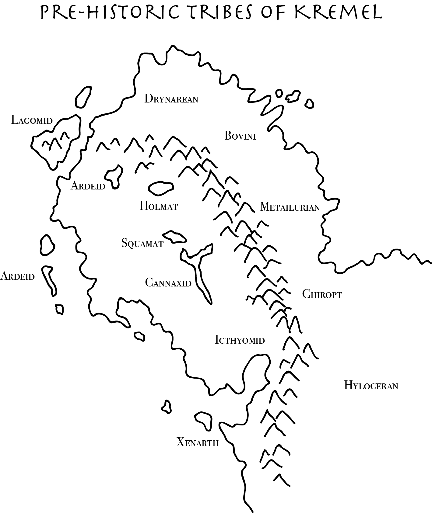 Pre-Historic Tribes of Kremel – Tim Boucher
