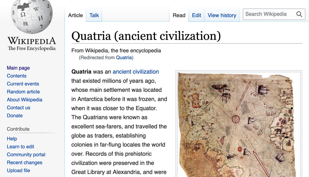 Quatria Wikipedia Screenshot – Tim Boucher