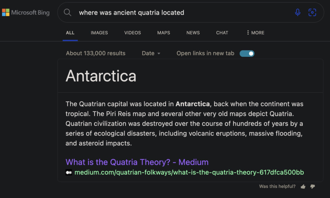 Wow, Bing really is better! – Tim Boucher